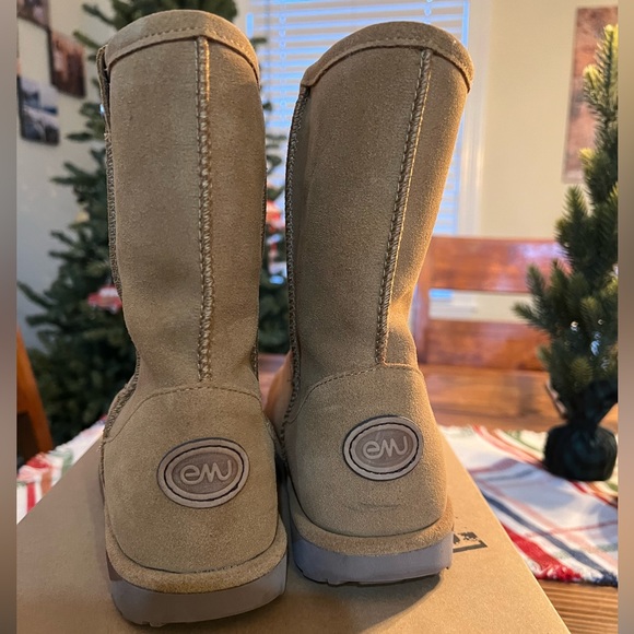 Emu | Shoes | Emu Australia Womens Waterproof Suede Sheepskin Lined ...